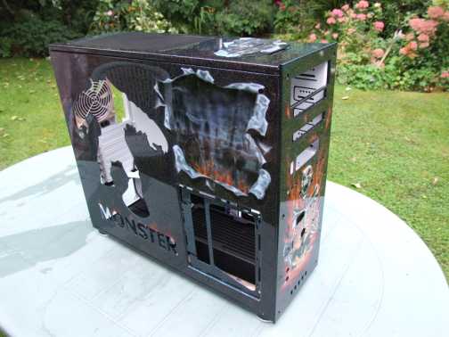 Computer Airbrush Art Metal flake by Colin McKay