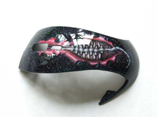 Computer Airbrush Art Metal flake by Colin McKay